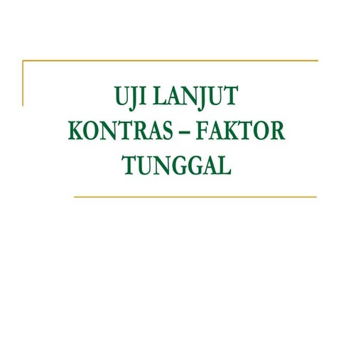 7. uji lanjut kontras | PDF