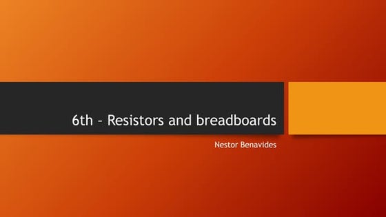Resistor | PPT