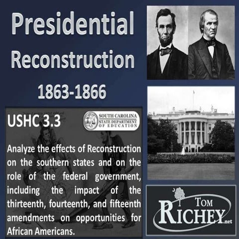 Presidential Reconstruction (US History) | PPTX