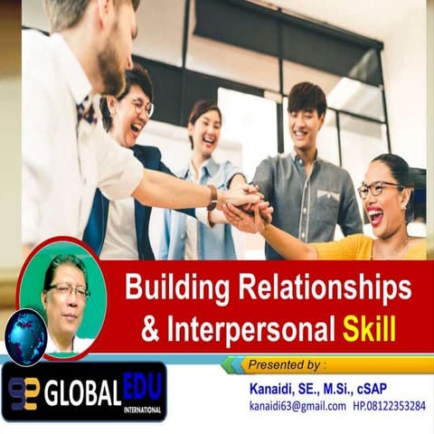 Building Relationships & Interpersonal Skill in NEGOTIATION | PPTX