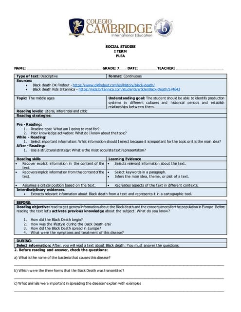 Spread_and_symptoms_of_the_Black_Death_Ruth_Lingard.pptx | Infectious ...