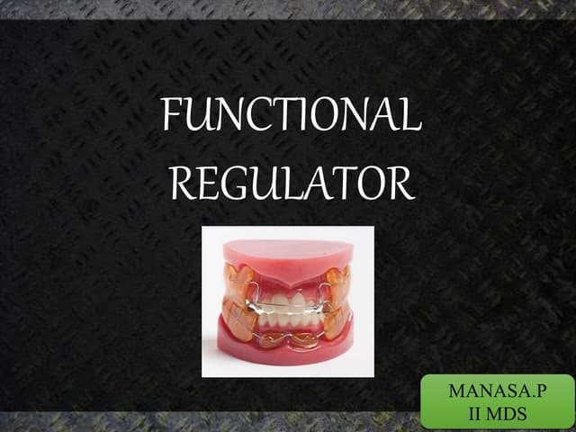 THE TREATMENT OF CLASS II, DIVISION 1 MALOCCLUSION WITH FUNCTIONAL ...