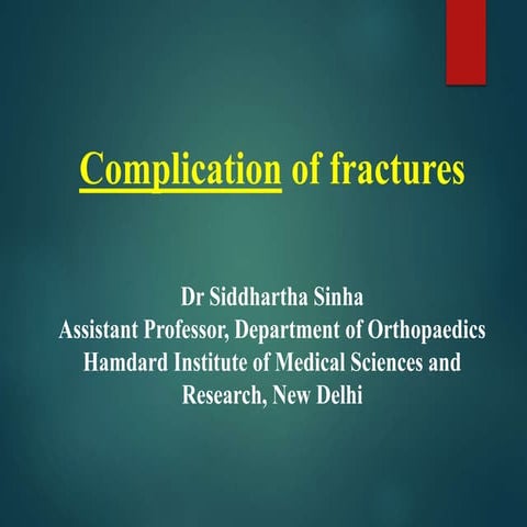 Complication of fractures Part A .ppt