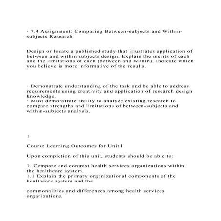 · 7.4 Assignment Comparing Between-subjects and Within-subjects R.docx