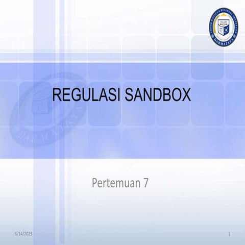 7. Regulasi Sandbox.ppt