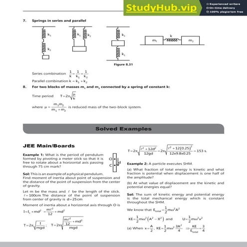7. Springs In Series And Parallel K 1 K | PDF
