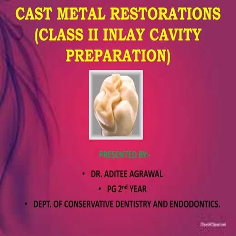 7.CLASS II INLAY CAVITY PREPARATION.pptx