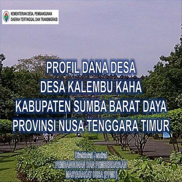 7. Profil DD Desa Kalembu Kaha 2020.pptx