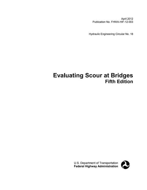 Scour around bridge piers | PPTX | Civil Engineering Industry | Industries