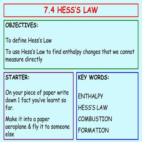 7.4 Hess's Law - TE.ppt