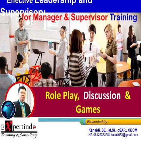 Role Play_Discussion & Games _Training "Effective Leadership and ...