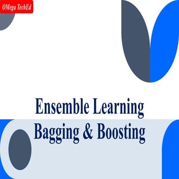 Ensemble learning | PPTX