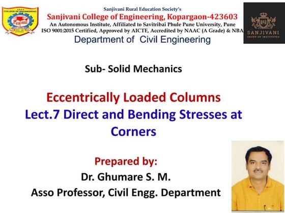 solid Mechanics Rankine's Formula for Column.pptx