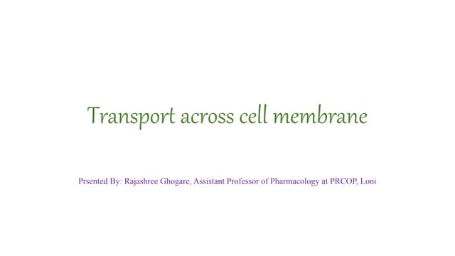 Ion Transport Through Cell Membrane.pptx