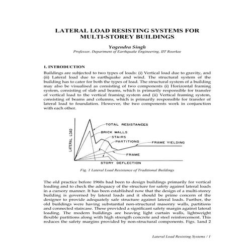 engineering structural details , details of lateral loads | PDF