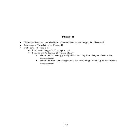 7. PHASE II.pdf 2. PREFACES - MBBS COURSE CURRICULAM DOCS | PDF