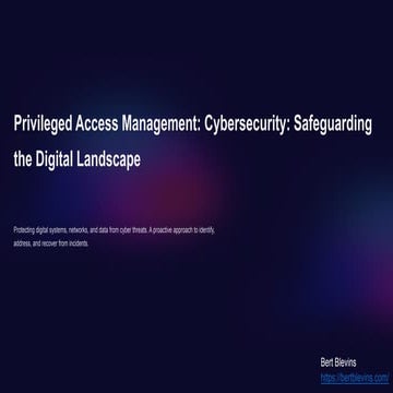 Cybersecurity Safeguarding Digital Systems And Data Pptx