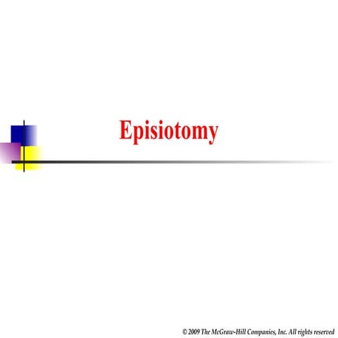 7. episiotomy.pptsecond stage of labor nsg | PPT | Birth | Personal ...