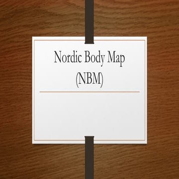7.Keselamatan dan kesehatan kerja:Ergonomi Nordic Body Map (NBM).pptx