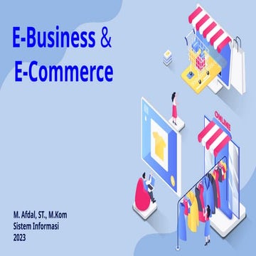 Presentasi E- commerce | PPTX