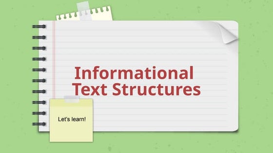 Text structure ppt | PPT