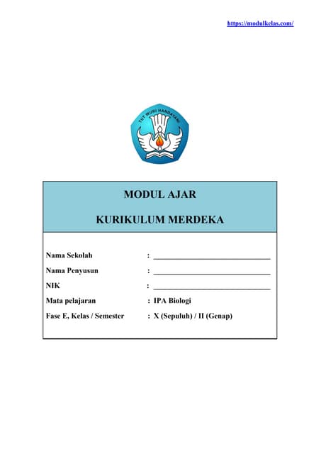 MODUL pembelajaran materi VIRUS kelas x sma.DOCX