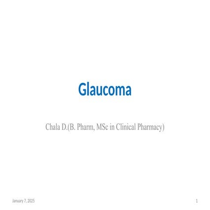 7. Diseases of the Eye. Pharmacotherapy ppt | PPT