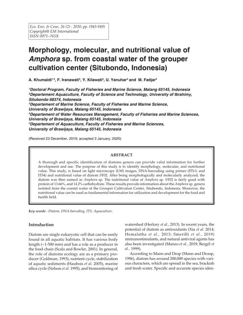Diatoms in forensic science | PPTX
