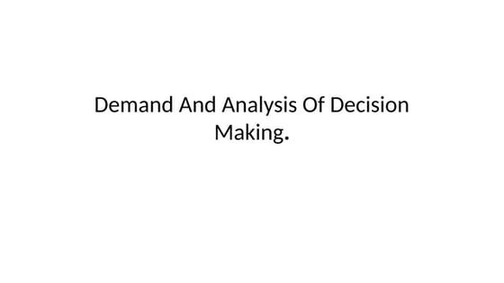 DEMAND ,TYPES AND IT'S FUNCTIONS | PPT