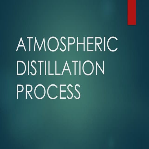 Processing of petroleum types of reflux | PPTX