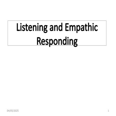 7. Listening and Empathic responding.pptx