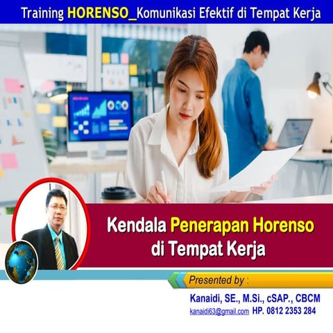 Kendala-Kendala Penerapan Horenso di Tempat Kerja_Pelatihan *HORENSO (Komunikasi Efektif di ...