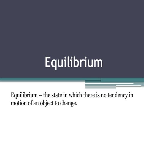 Presentation: Equilibrium topic .pptx