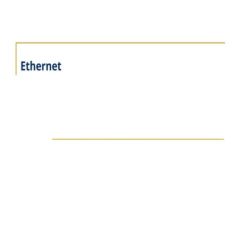 Ethernet essential PowerPoint presentation | PPT