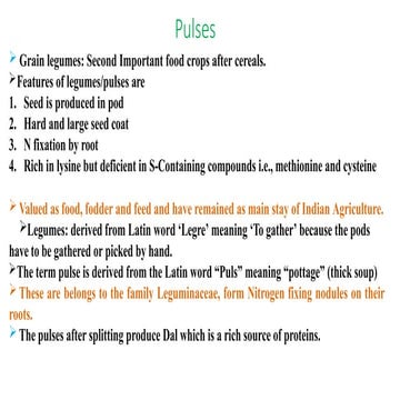7. Pulses-Introduction.pptx Importance of pulses, types of pulses | PPTX