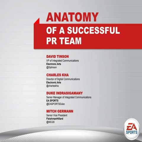 Anatomy of a PR Team Deck for PR News Next Conference | PPT