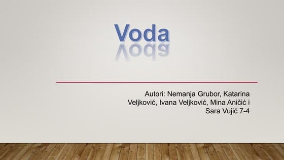 Svetski dan voda | PPT