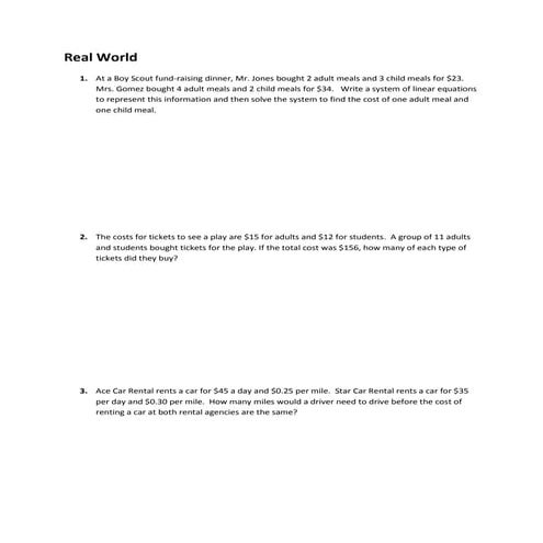7.4 word problems (by catgory) | PDF