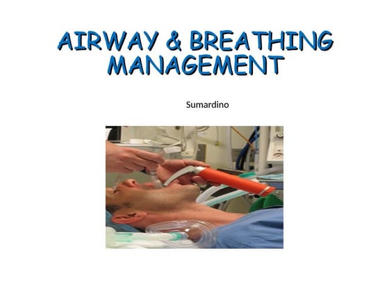 Nasopharyngeal Airway (NPA): Banyak Manfaat namun Kurang Dikenal | PDF