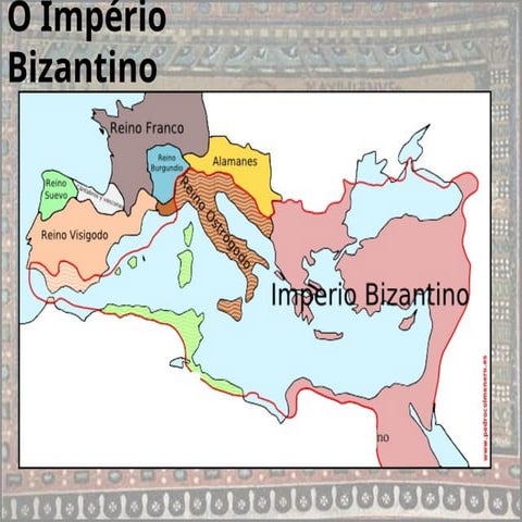 O império bizantino: império do oriente. | PPT