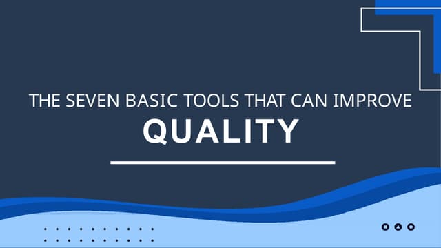 7QC Tools | PPT