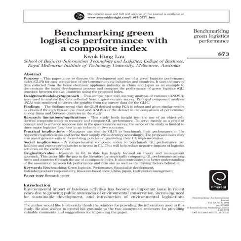 7.benchmarking green | PDF