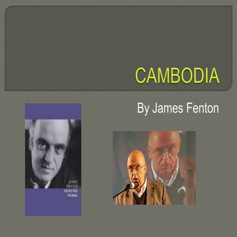 7.cambodia.by james fenton | PPTX