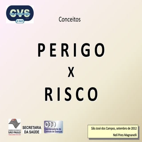 Conceito Risco x Perigo | PDF