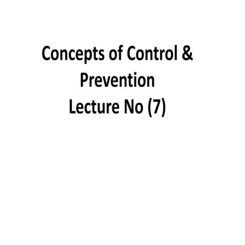 Models of prevention | PPTX