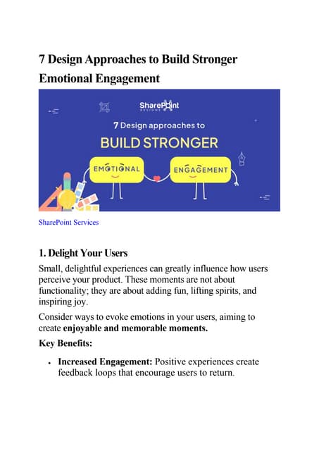 7 Elements of a Fun User Experience | PPT