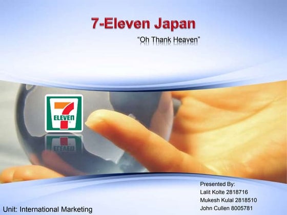 Seven-Eleven Japan Co | PPTX