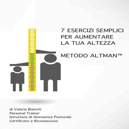 Cerchi esercizi per aumentare la tua altezza? | PDF