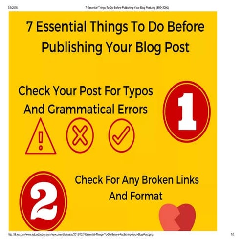 7 essential-things-to-do-before-publishing-your-blog-post | PDF