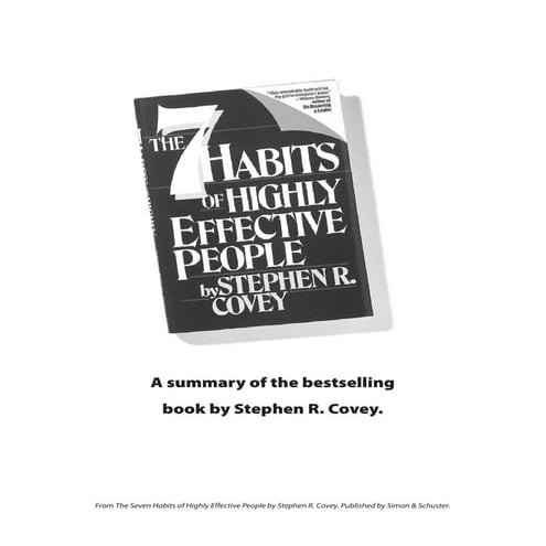 7 habits-of-highly-effective-people-summary-covey | PDF